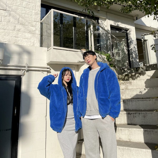 Fake Mink Fur Hood (5color) #1043