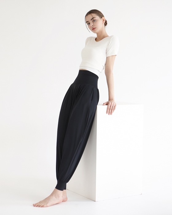 데비웨어 발레르 하렘팬츠DEVI-B0041-블랙