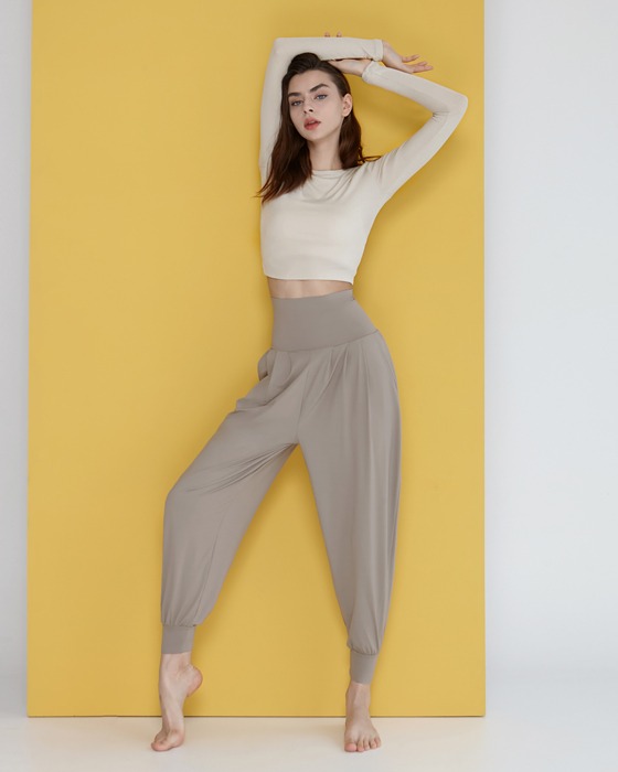 데비웨어 발레르 하렘팬츠DEVI-B0041-샌드