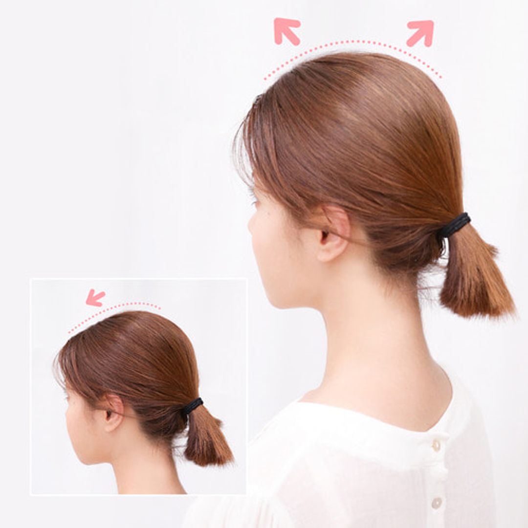 볼륨업 뒷머리 정수리 볼륨 헤어뽕 가발 13cm