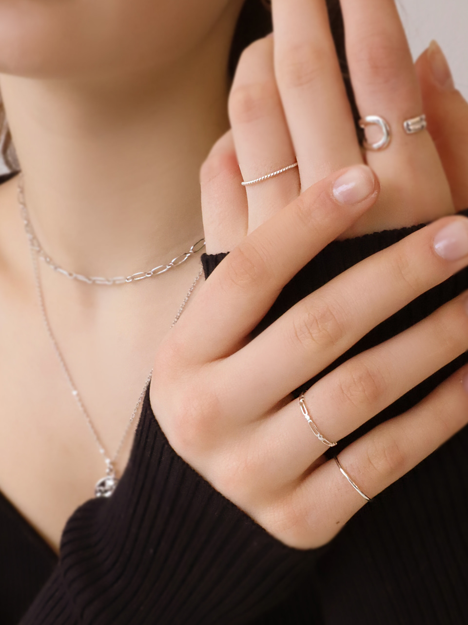 [태연 착용] agnes ring set