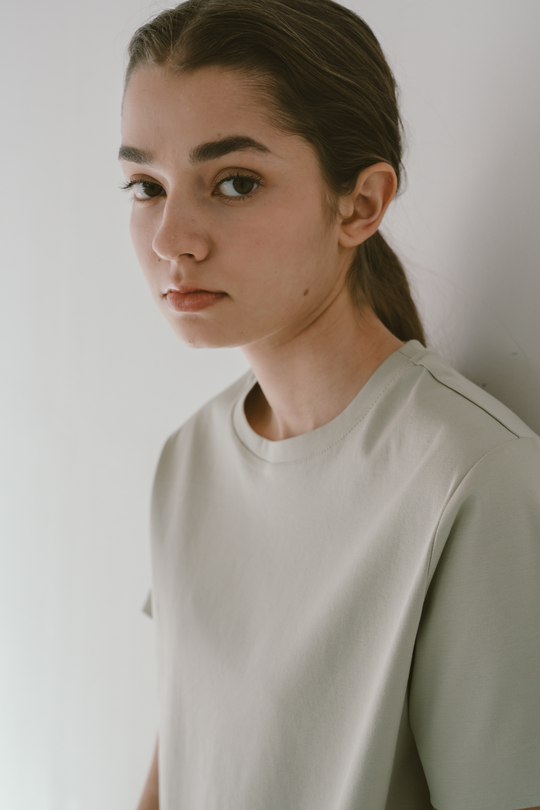 에리아 Basic silky T-shirt (mint)