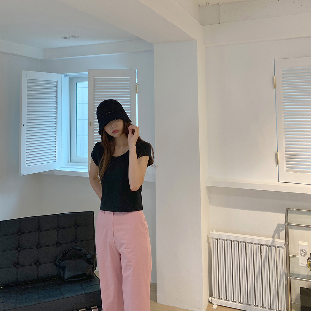 프로스트제이 [made prostj] 어몽 모달 크롭 T (5colors)