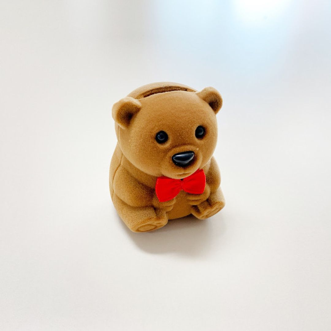 곰돌이 돌반지 케이스 반지 목걸이 주얼리 케이스 백일 아기 악세사리 선물상자