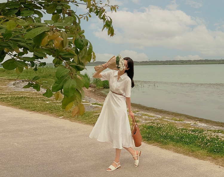 리리앤코 9천장 돌파 무료배송 벨셔디 카라넥 벨트 롱 원피스 여름 신상 데일리 데이트 썸머룩 하객룩 오피스룩 바캉스룩 여행룩 빅사이즈 러블리 하객원피스 단정한원피스