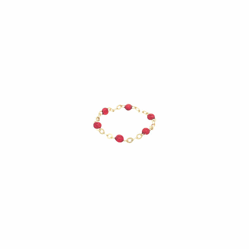 비비케이트 14K Vivid Dot Chain Ring_Red