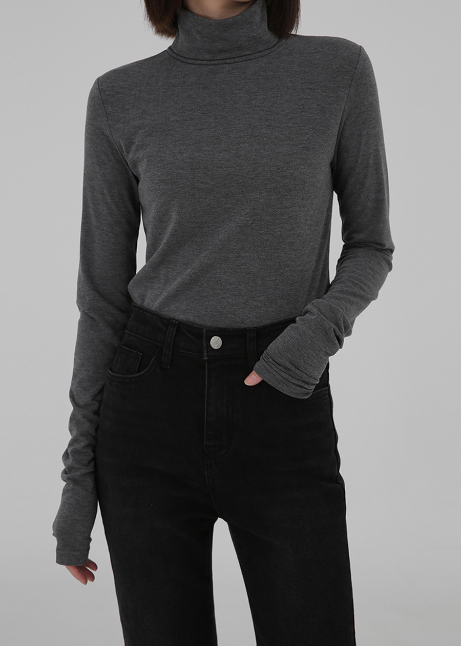 블랙업 [1만장판매] [B-BASIC] 에센셜 기모 폴라티 (2TYPE)