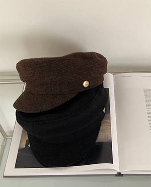 봉주르프로젝트 wool baker cap (2color) 재진행