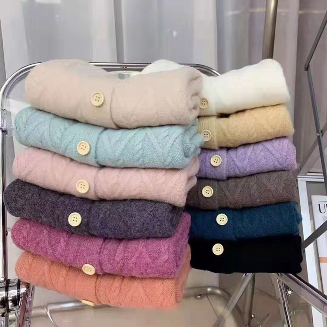 당일출고가을 겨울 레이어드 데일리 심플 꽈배기 니트 조끼 화이트 아이보리 옐로우 브릭 파스텔 핑크 핑크 파스텔