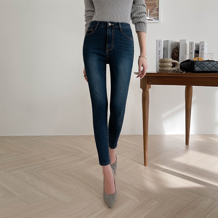 엠던기모슬림진765d4dn 하의 30대여성쇼핑몰 20대여자쇼핑몰 키작은여자쇼핑몰 여성의류쇼핑몰 데일리룩 데이트룩 여친룩 진청스키니 반하이웨스트 슬림핏 스키니 워싱 원버튼