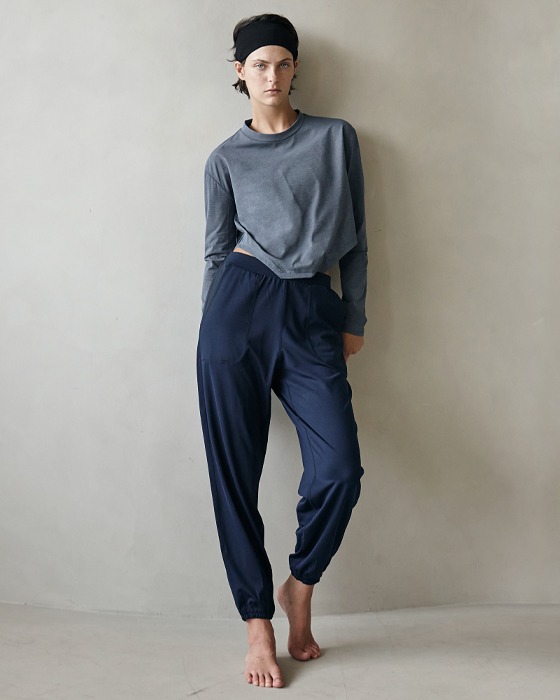 데비웨어 뮤렌 오버핏 조거 레깅스DEVI-B0052-네이비