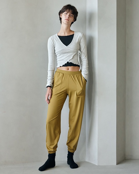 데비웨어 뮤렌 오버핏 조거 레깅스DEVI-B0052-올리브