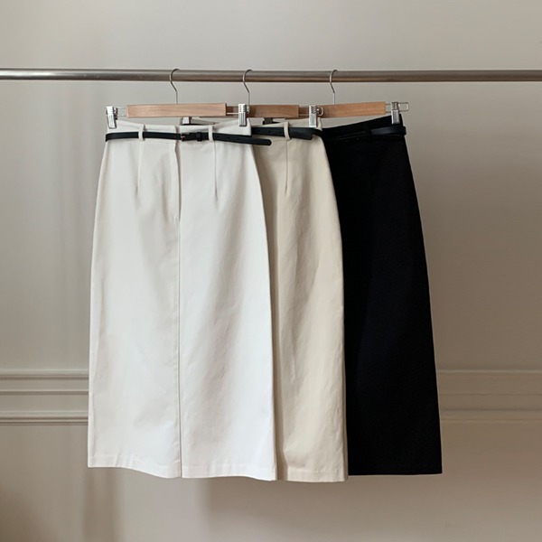 베니토 Made 베니토특가 링온 코튼 벨트 H라인 스커트 신상베스트여성데일리스커트벨트스커트h라인스커트h라인롱스커트롱슬릿스커트슬릿트임스커트트임