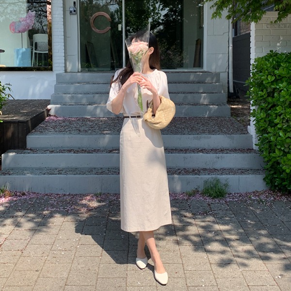 베니토 Made 베니토특가 썸머 린넨 폴링 벨트 세트 스커트 신상베스트간절기봄여성데일리스커트롱스커트벨트스커트