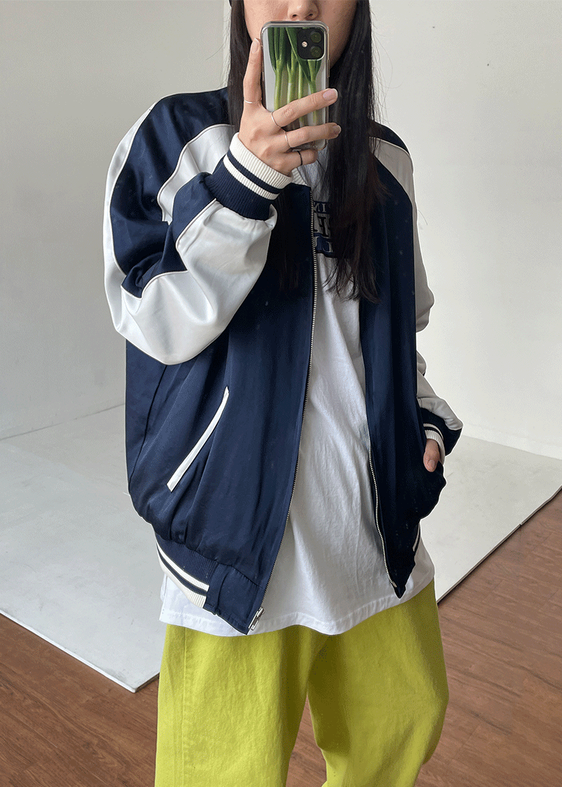 [unisex] satin blouson (2c)