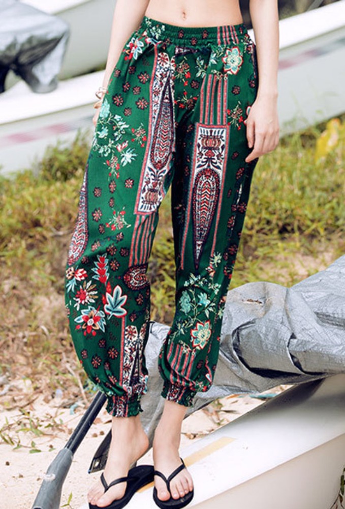 마리마린 [수입] 홀리데이 브루머 밴딩팬츠 MAMA-0865N