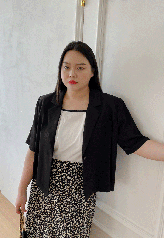 리치무드 아슈 crop jk (2color)