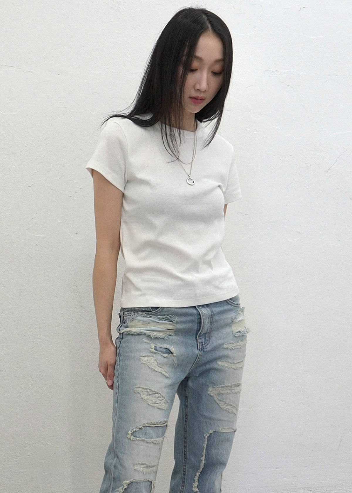 랩트 Basic Half Round Tee (5Color)