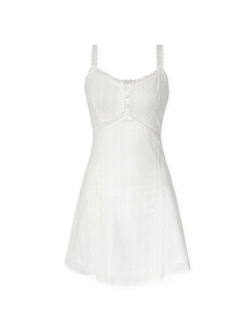 루루서울 White Dream Mini Dress