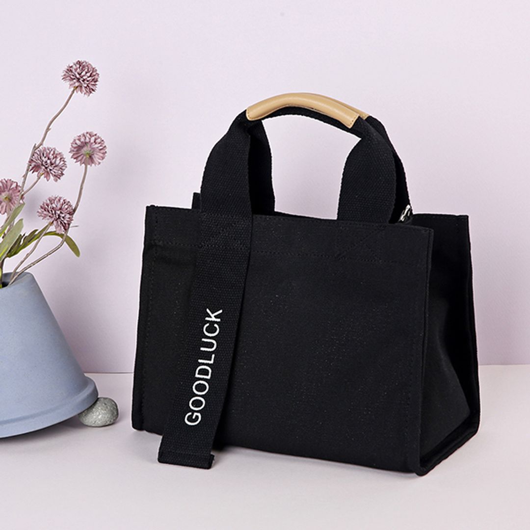 캔버스 소재 데일리한 디자인 에코토트백 Mt22250