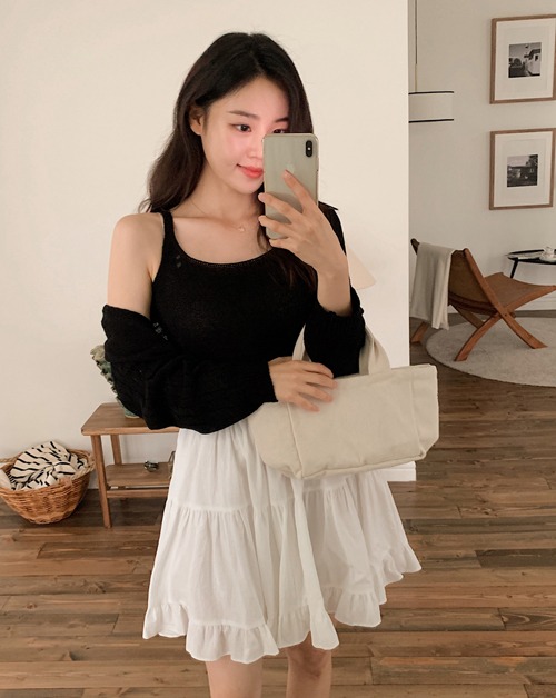 쇼퍼랜드 [기획]썸머 꽈배기 니트 볼레로+나시 set (5color)