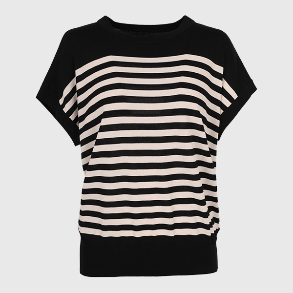 패션 바이 카카오 드렌아 스트라이프 캡소매 니트 신상베스트간절기봄여성데일리니트캡소매니트캡소매단가라니트단가라스트라이프니트스트라이프데일리니트데일리룩베이직룩