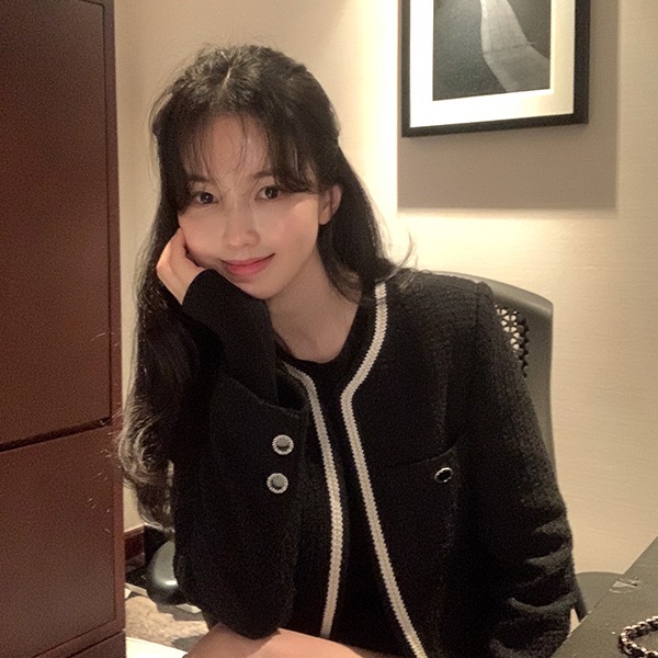 베니토 7천장돌파 Made 센트 트위드 자켓신상베스트간절기가을여성데일리트위드자켓배색트위드자켓간절기자켓하객룩오피스룩데이트룩데일리룩트위드