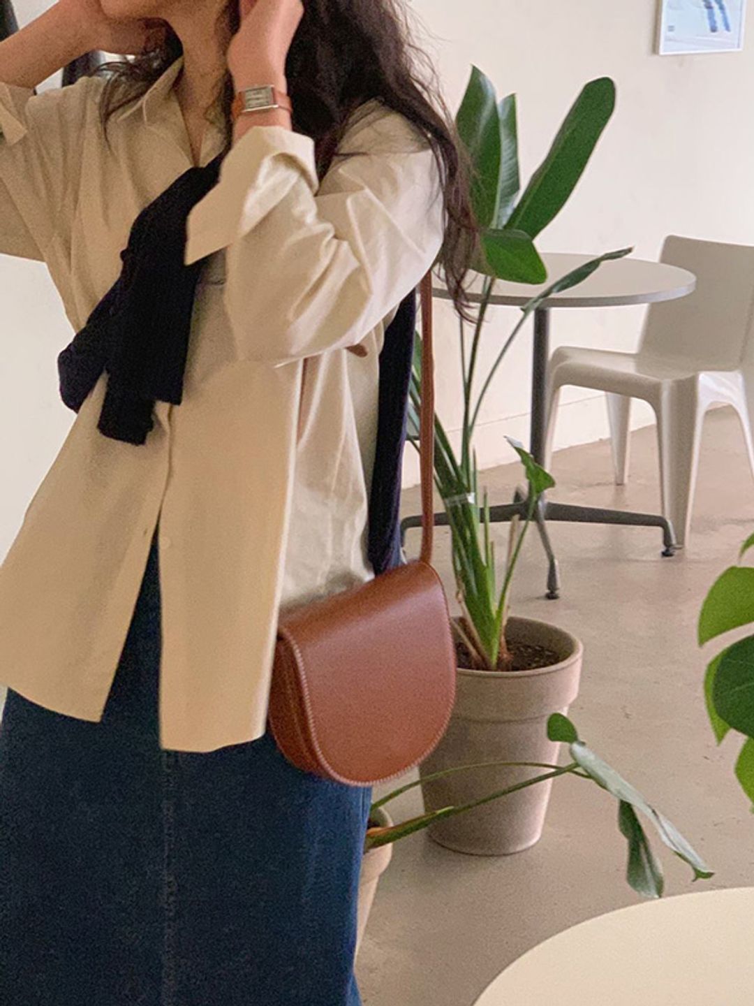 이프 봄 파스텔 카라 루즈핏 베이직 코튼 셔츠6color