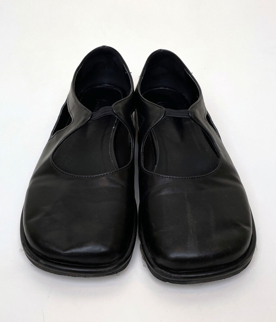 피에브레 round cross shoes