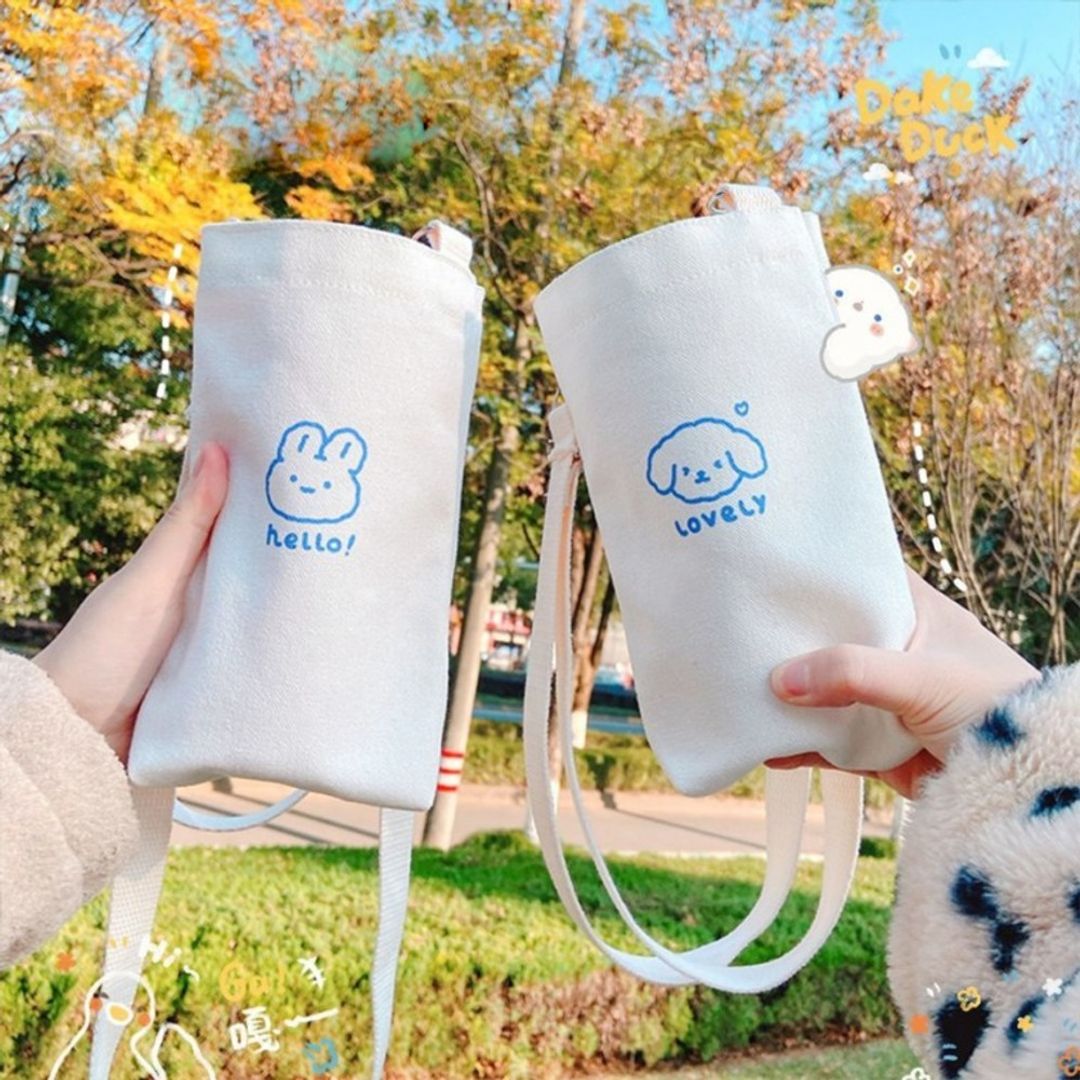 에코백 텀블러에코백 패브릭에코백 에코백가방 텀블러가방 캔버스가방 패션가방 심플가방 숄더백