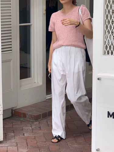 컴히얼 보네 뒷단추 가디건 (3col) comehere 앞뒤 양면가능