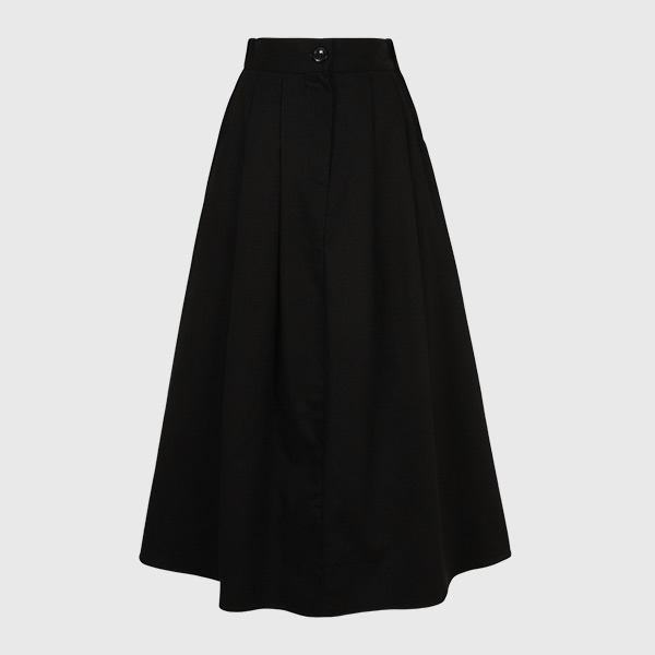 추가할인💖당일발송 Made 베니토특가 켈린 코튼 투핀턱 롱 스커트 신상베스트간절기가을여성데일리코튼스커트플레어스커트롱스커트a라인스커트핀턱스커트간절기