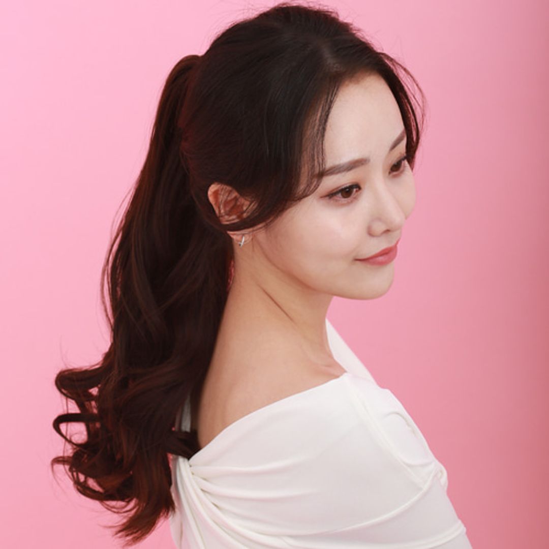 포니 테일 롱 루즈 웨이브 집게 핀 가발 묶음 머리 헤어