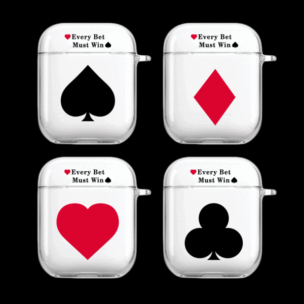 블링블링케이스 Made철방스증정 포커 클리어 에어팟케이스 에어팟12세대 에어팟프로 에어팟3 에어팟프로2 에어팟4