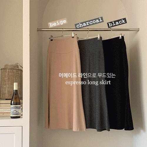 더미니 [4color][당일배송]mini_M 에스프레소 스커트