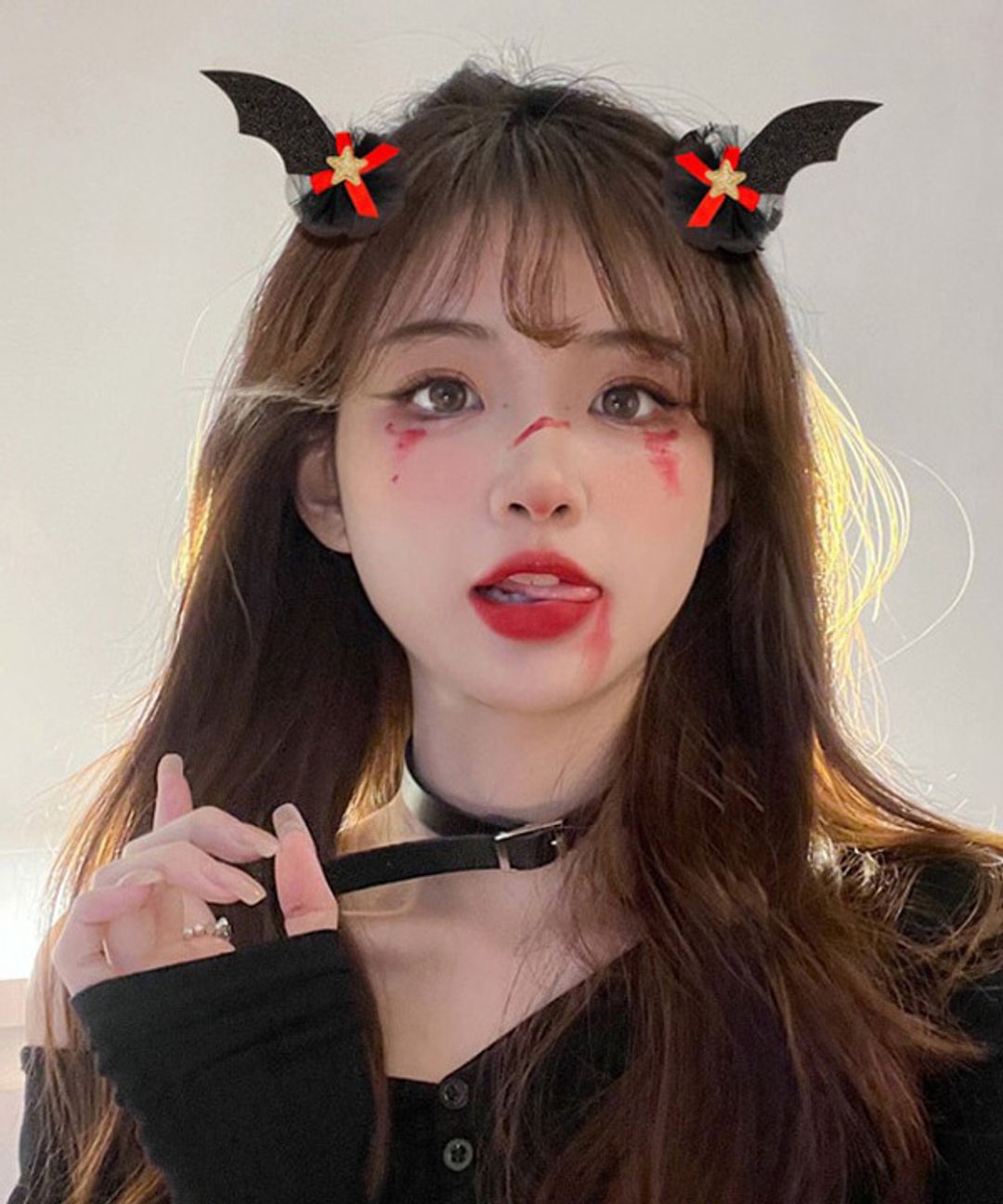 호박 망사 유령 해골 악마 머리띠