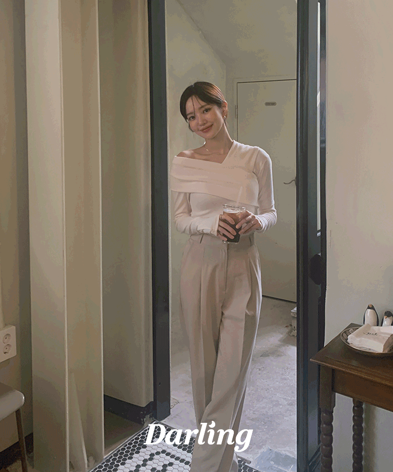 달트 [MADE]메이비 언발 티셔츠