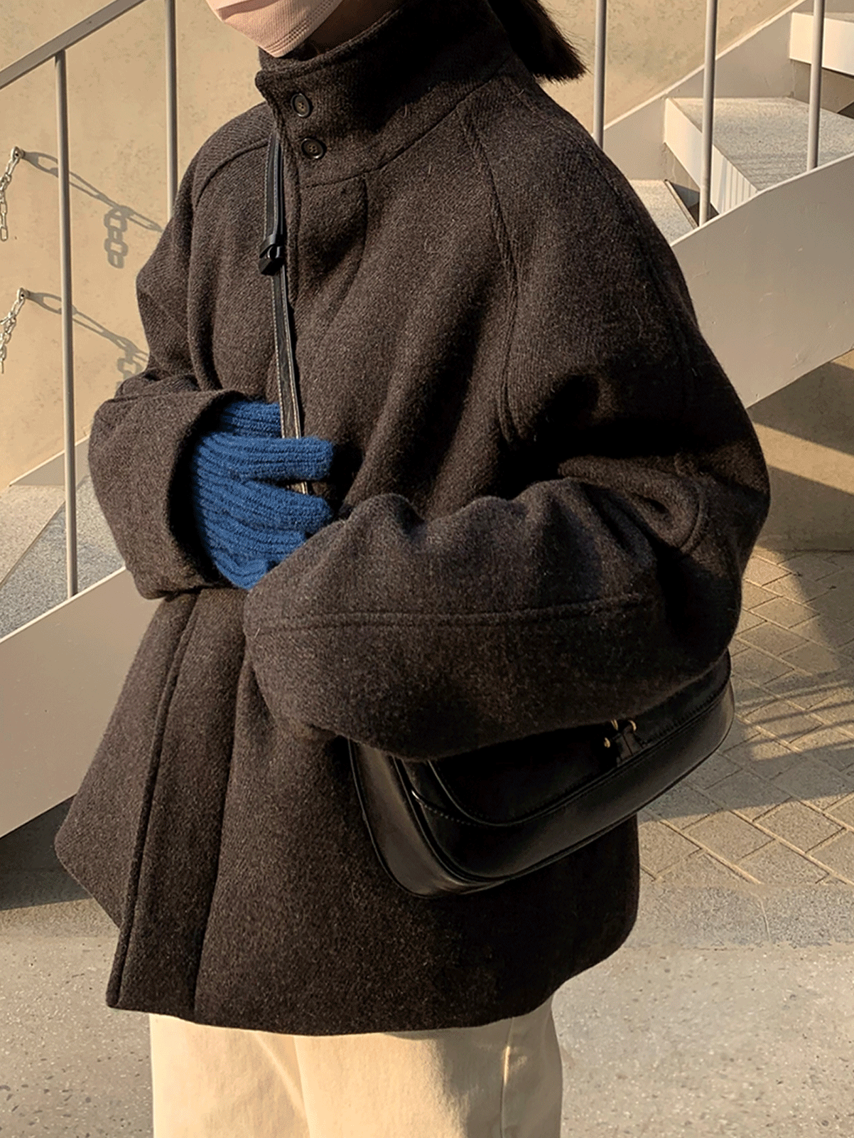 High Neck Middle Coat 2colors high-neck-middle-coat-2colors
