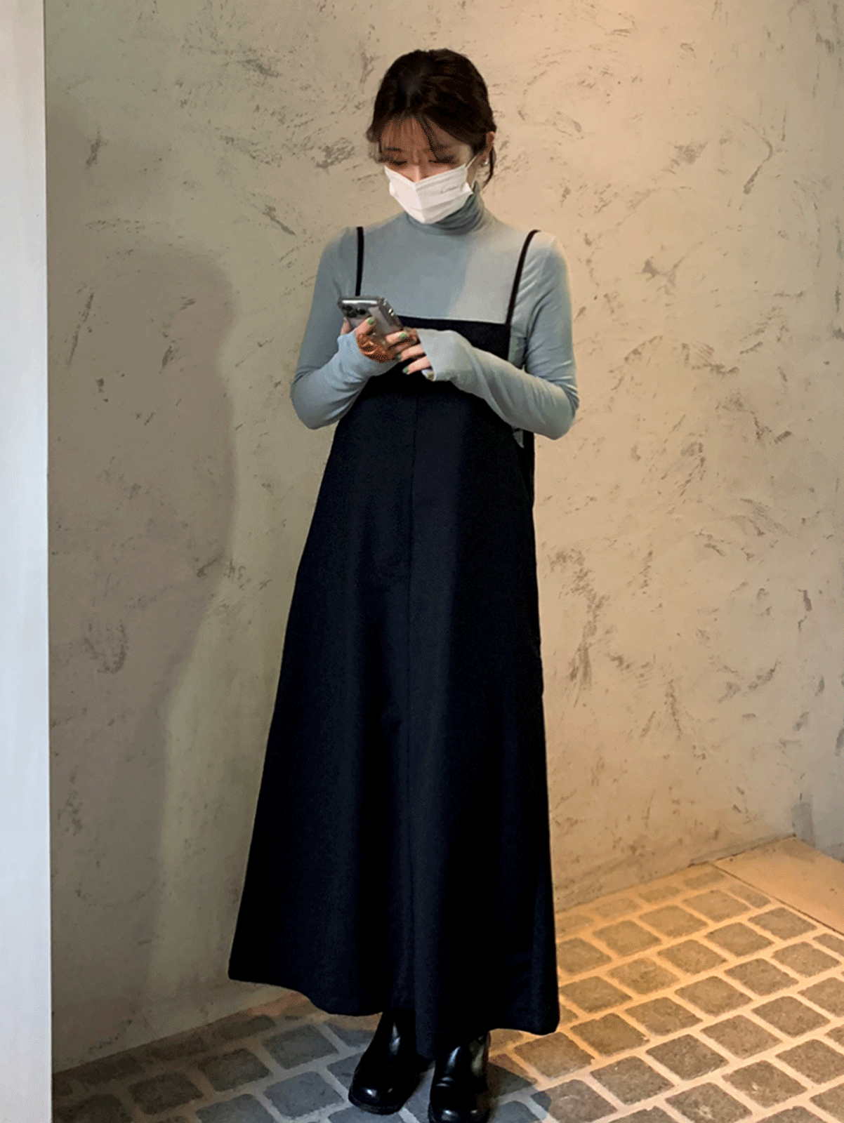 어리틀빗 bustier string maxi ops (2color) 당일발송