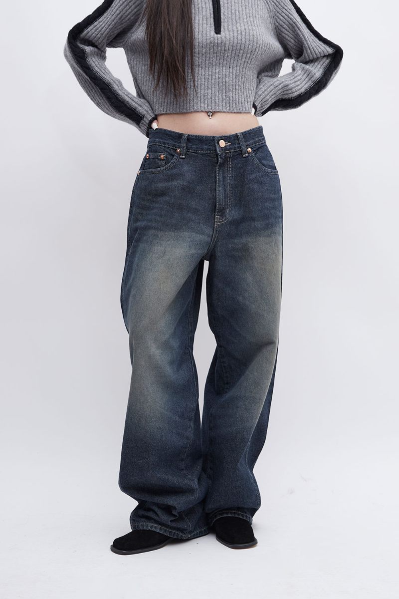 컬러인아이디 wide boy denim (2c)