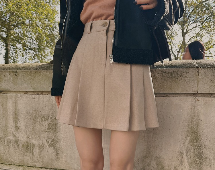 리리앤코 5천장 돌파 메리빈 기모 플리츠 뒷밴딩 미니 스커트 속바지안감 신상 옷 옷 치마 기모치마 치마 짧은치마 속바지 데일리코디 데이트룩 따뜻한 캠퍼스룩 A라인