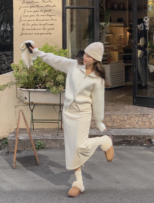 베니토 방한템골반스커트 3천장돌파 Made 멜팅 소프트벨벳 밍크기모 스커트 겨울한파융기모밍크기모h라인꾸안꾸겨울스커트간절기스커트롱스커트기모스커트