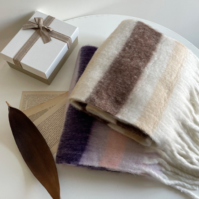 삐뽕언니 꼬까 도톰 컬러목도리4color 체크목도리 빅머플러 워머 쁘띠목도리 숄머플러 롱목도리 숏목도리 머플러 롱머플러 베이직 스카프 아크목도리 니트 담요