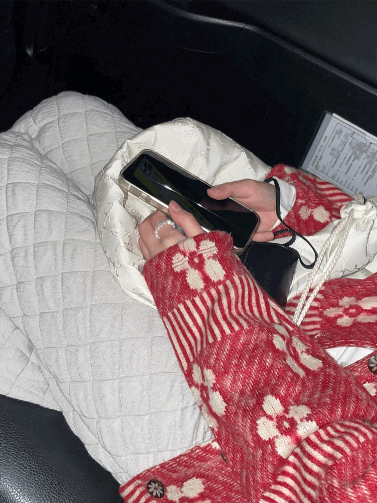 김아홉 quilt blanket long sk