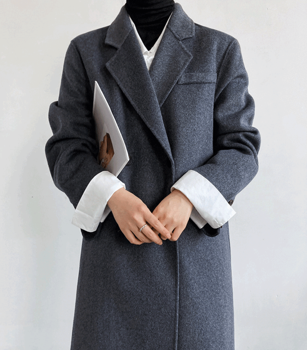 오늘출발 창고대방출 프리미엄 트위드 롱 코트 겨울 신상 여성 아우터 긴팔 롱자켓 모직코트 겨울코트 미디코트 V넥 고급 모직 정장 양모 울 자켓 수트 슬림핏 일자 기본핏