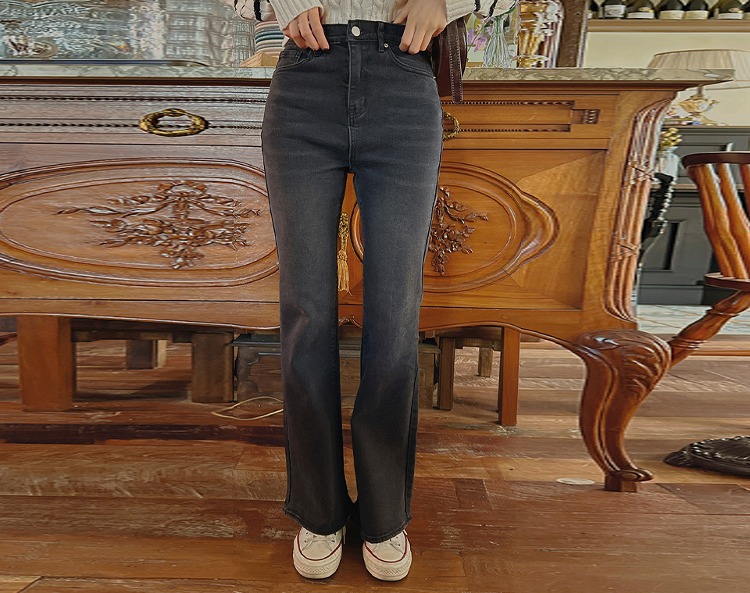 리리앤코 2천장 돌파 숏롱 쉴리 속밴딩 스판 세미부츠컷 데님 팬츠 청바지신상 룩 데일리룩 여행룩 빅사이즈 출근룩 빅사이즈데님 롱데님 숏데님 흑청데님 블랙데님