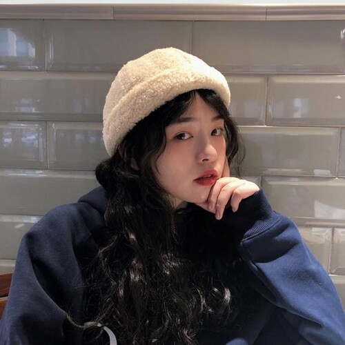 뽀글이 양털와치캡 레옹모자 양털워치캡 챙없는모자 골무모자 숏비니 겨울와치캡 왓치캡 뽀글이와