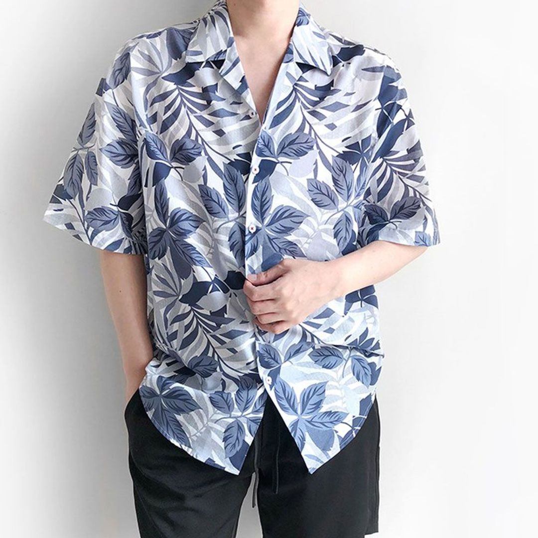 하와이얀셔츠 반팔셔츠 휴양지룩 여름 데일리 남방