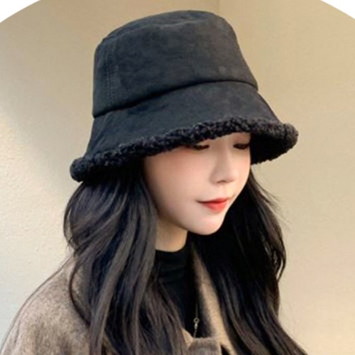 드레시백 캐서린 스웨이드 무지 심플 모자 리버서블 양면 벙거지 빈티지 캐주얼 겨울 데일리 플리스 뽀글이 후리스 버킷햇 챙모자 간편 리버시블 털모자