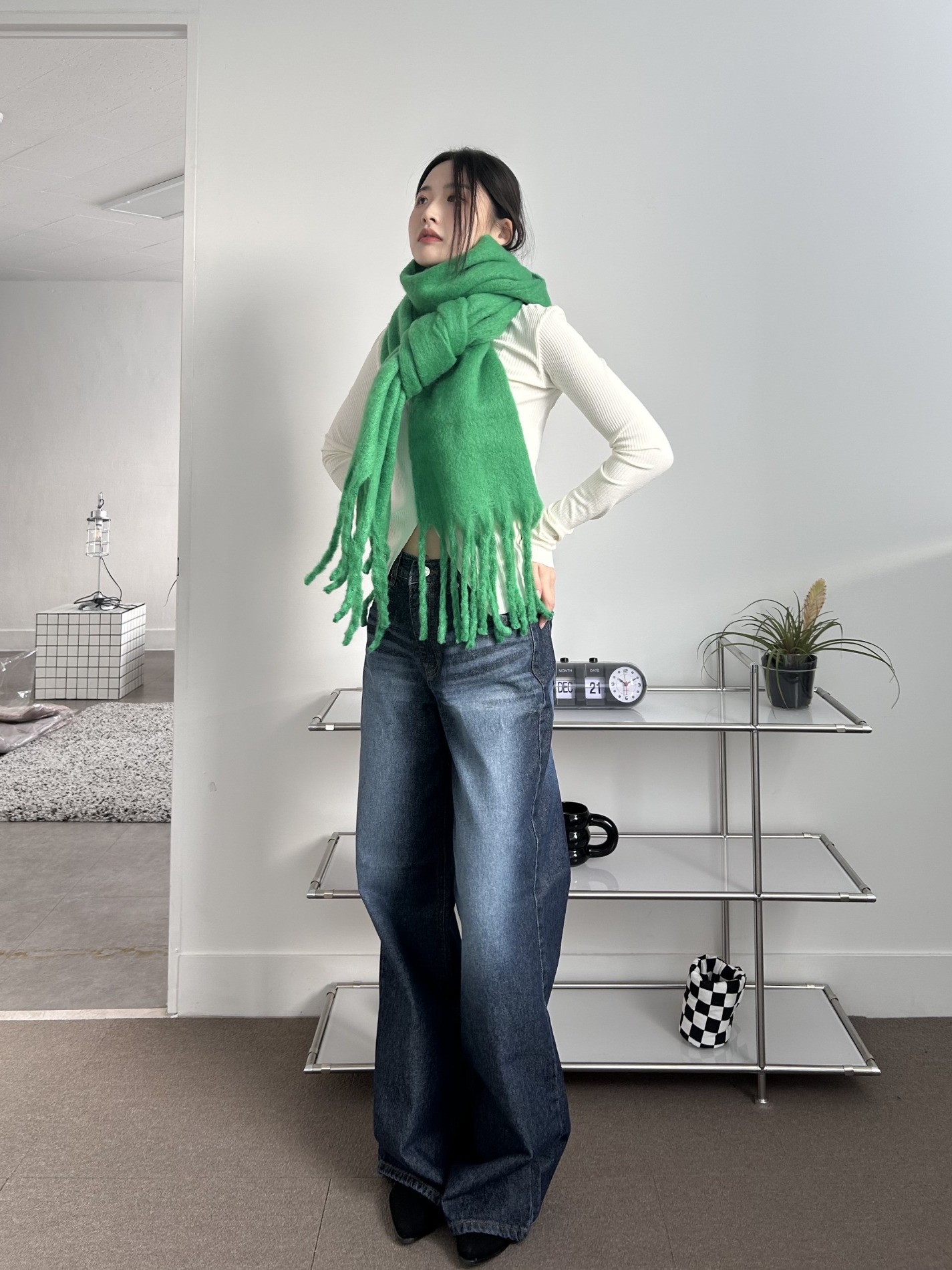옵텐소 long basic muffler (7color)